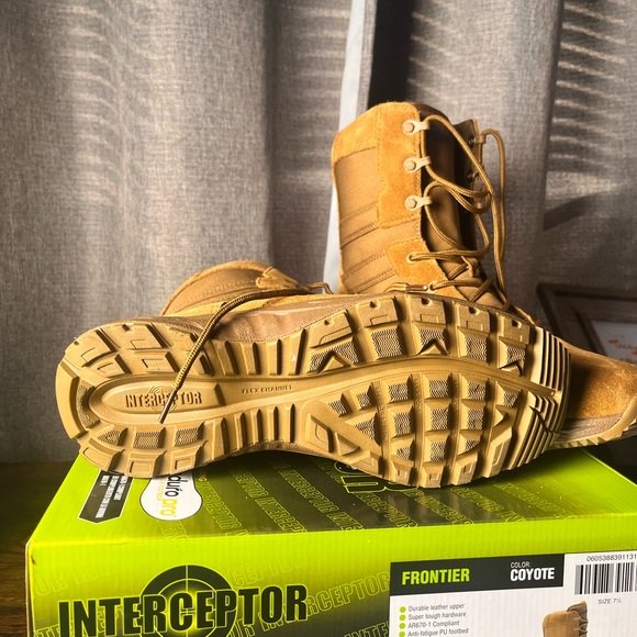 Shoes | New Interceptor Mens Frontier Work Military Tactical Tan Coyote ...